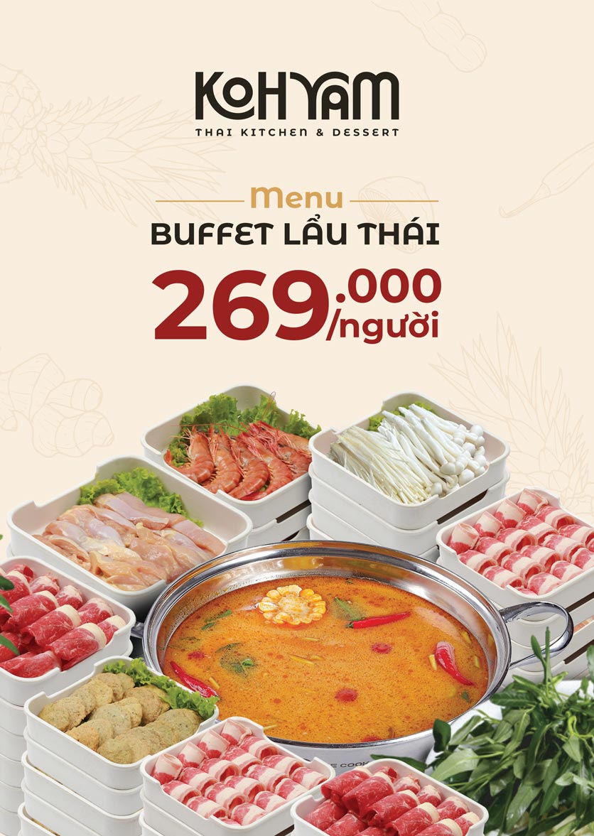 Bếp Thái Koh Yam Hồ Tùng Mậu | Menu và ưu đãi PasGo