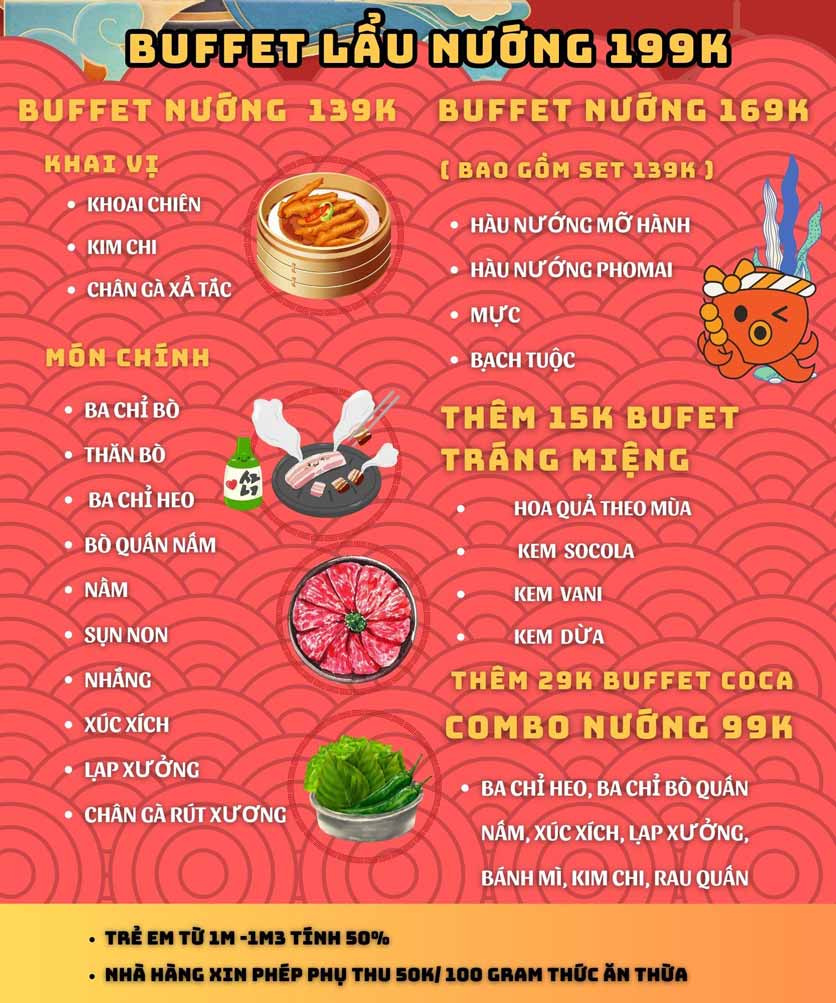 Lẩu Nướng Hồng Kông - Huỳnh Thúc Kháng| Buffet Nướng Lẩu HongKong cực chất
