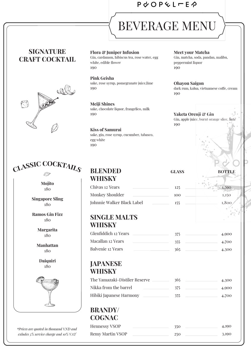 Propeller Rooftop & Bar Bay Hotel | Ẩm thực Âu – Á & Cocktails