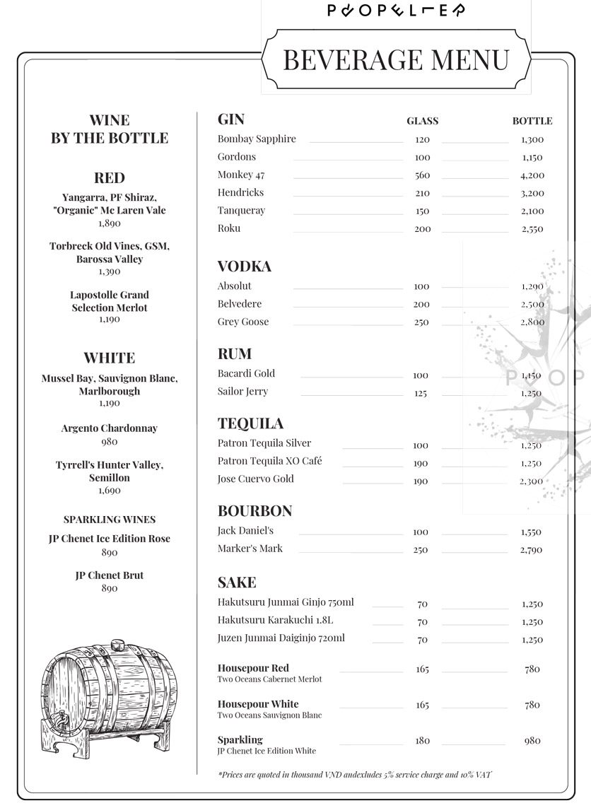 Propeller Rooftop & Bar Bay Hotel | Ẩm thực Âu – Á & Cocktails