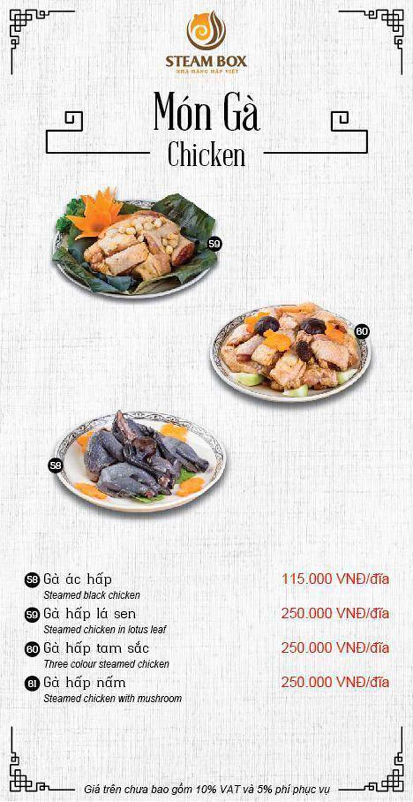 Steam Box Giảng Võ | XEM Menu & Ưu Đãi MỚI PasGo