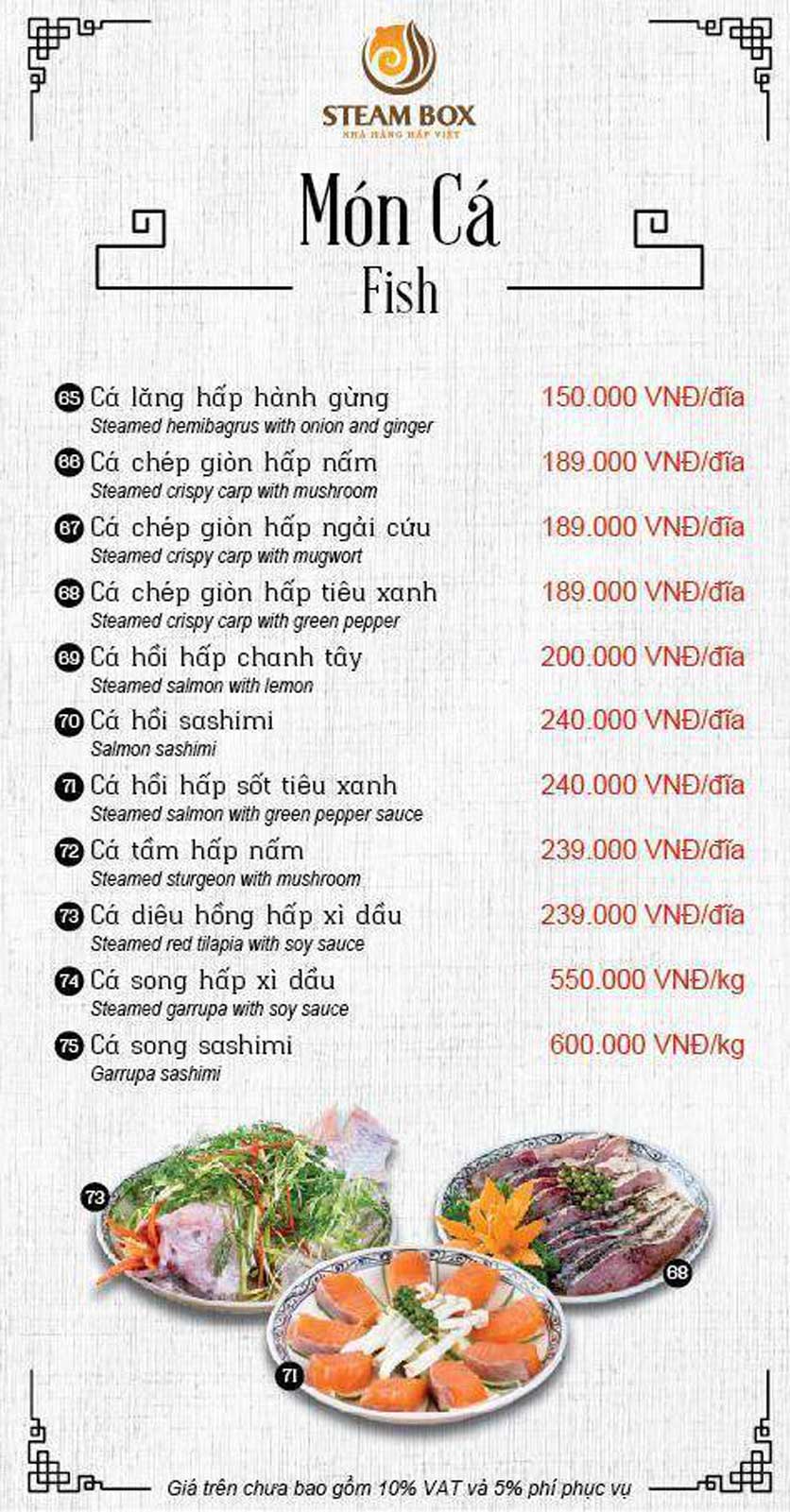 Steam Box Giảng Võ | XEM Menu & Ưu Đãi MỚI PasGo