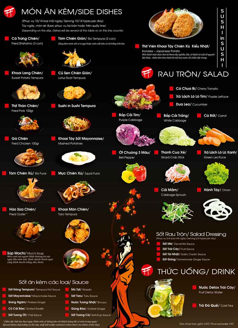 Nhà hàng Sushi in Sushi Nowzone| Buffet món Nhật nổi tiếng - PasGo