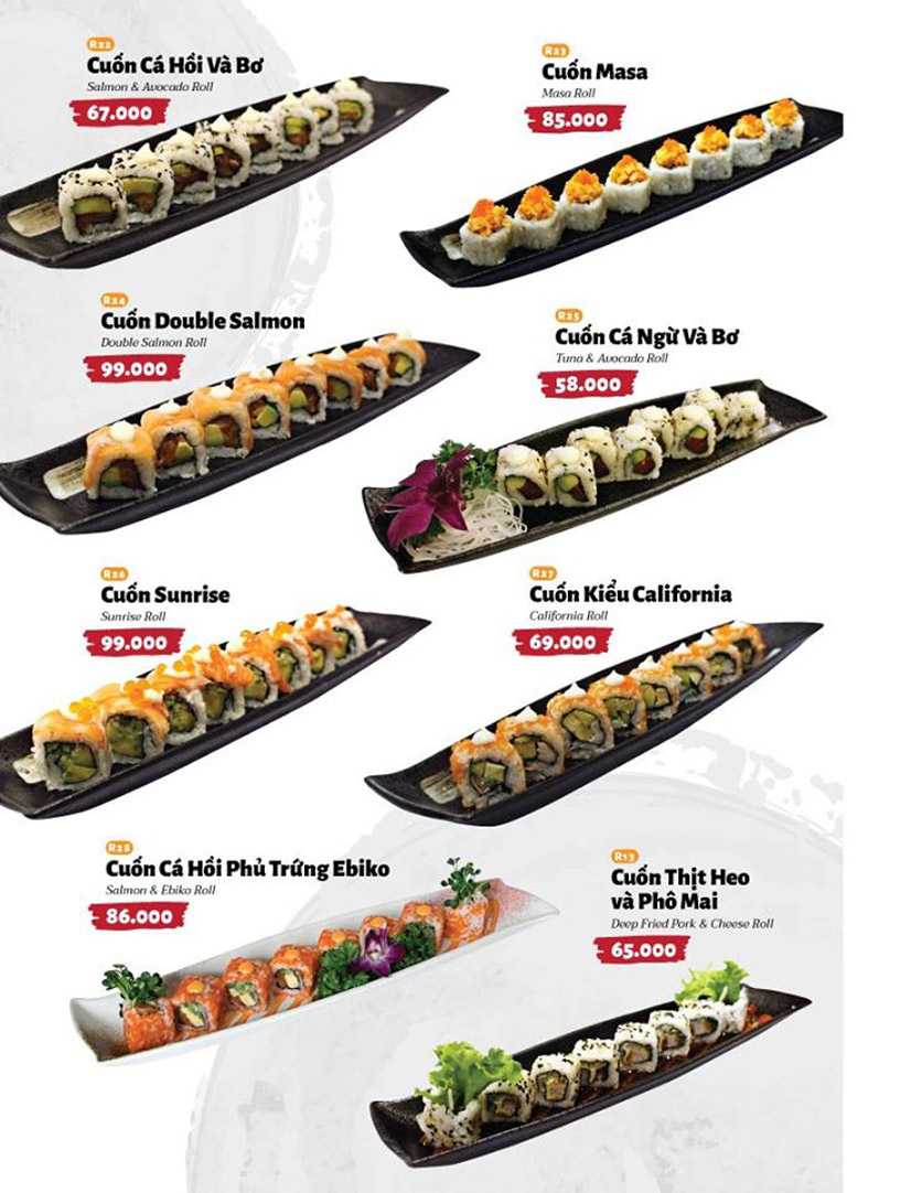 Nhà hàng Sushi Masa - Thạch Thị Thanh | Chuyên món ăn Nhật Bản