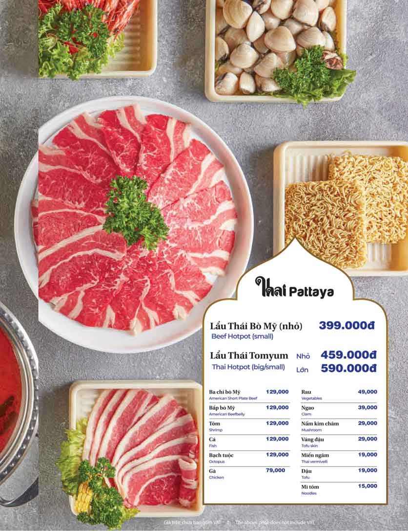 Nhà hàng Thai Pattaya Aeon Mall Long Biên | Menu & Ưu đãi mới nhất