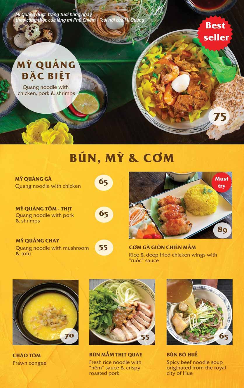 Nhà hàng Vị Quảng Trần Hưng Đạo – Hương vị xứ Quảng