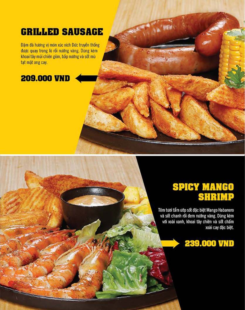 B-Dubs Sư Vạn Hạnh– Phong cách Mỹ, Nhà hàng thể thao
