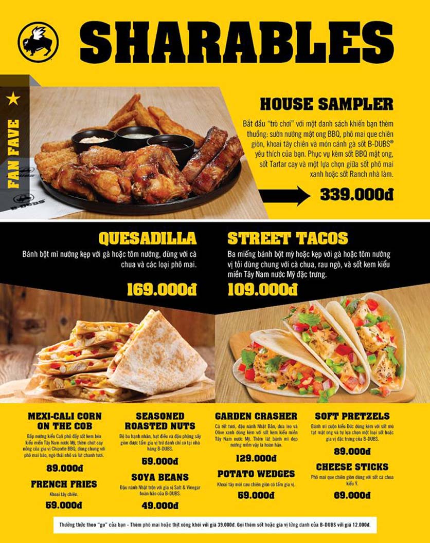 B-Dubs Sư Vạn Hạnh– Phong cách Mỹ, Nhà hàng thể thao