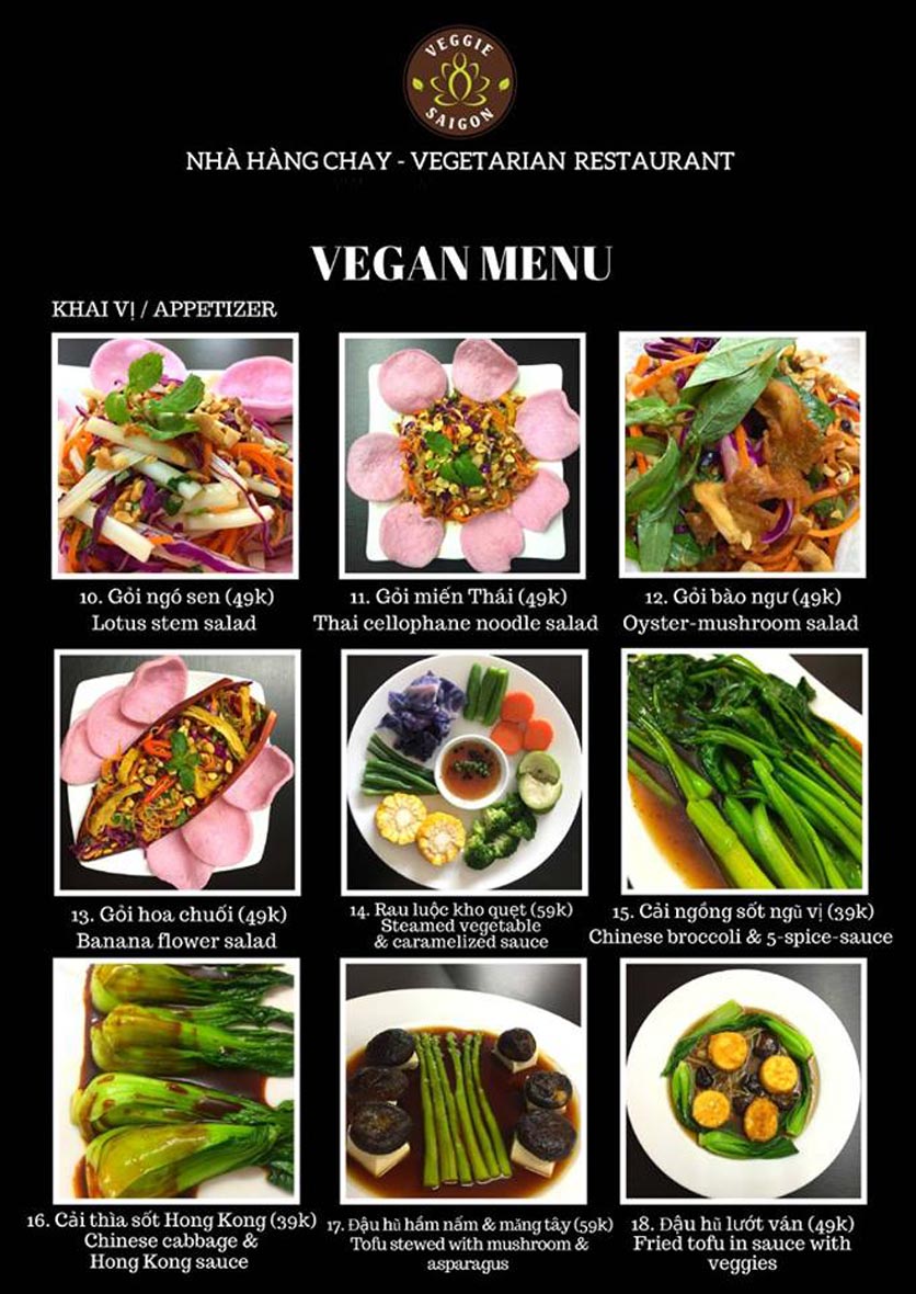 Chay Veggie Saigon Đề Thám – Nhân lành ẩm thực chay!