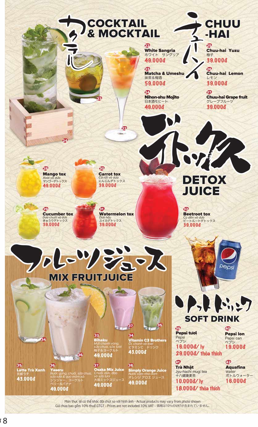 Nhà hàng Daruma - Hoàng Đạo Thúy | Món Nhật Bản