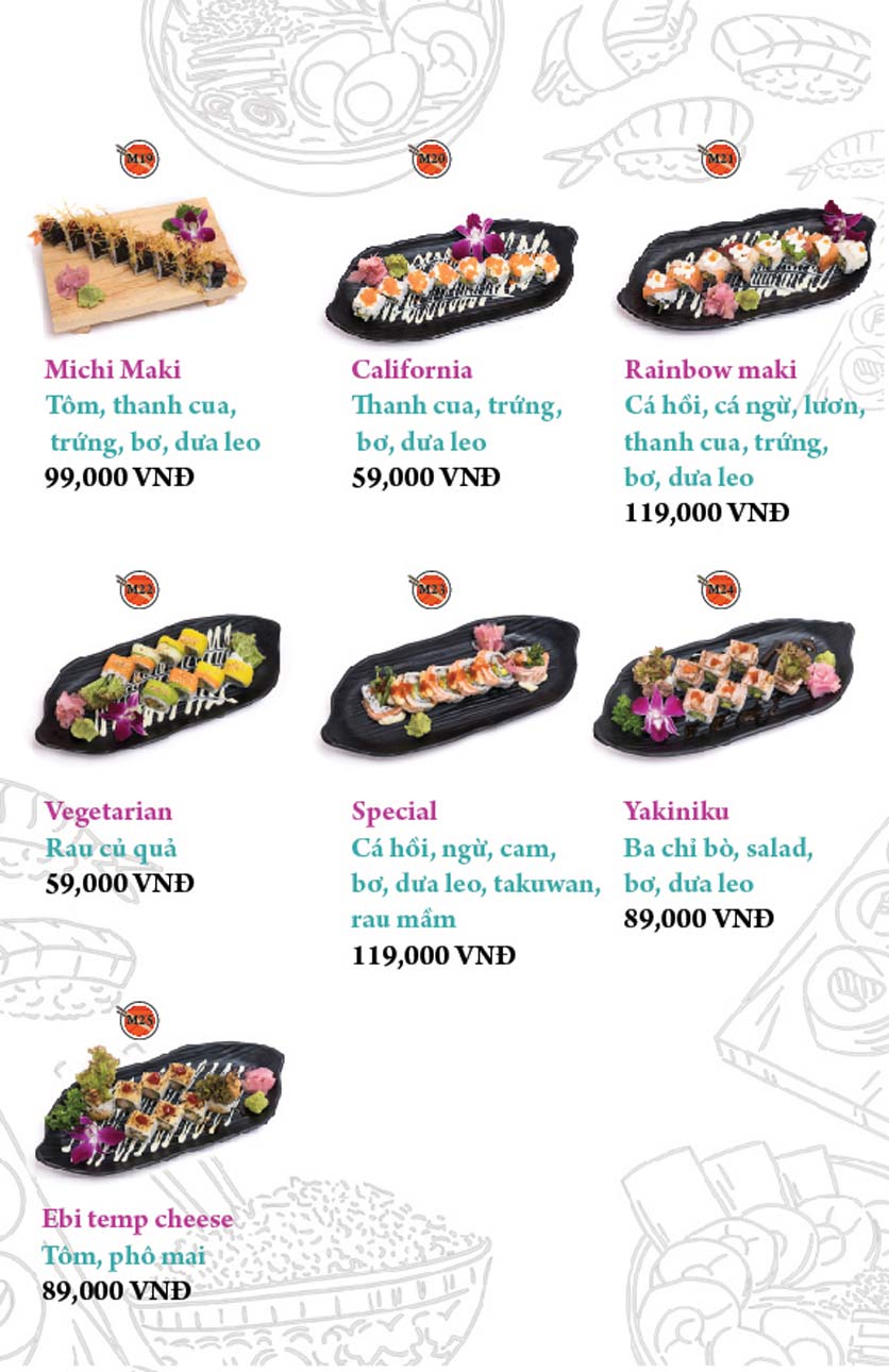 Michi Sushi – Nguyễn Huệ | Chuyên các món Nhật Bản!