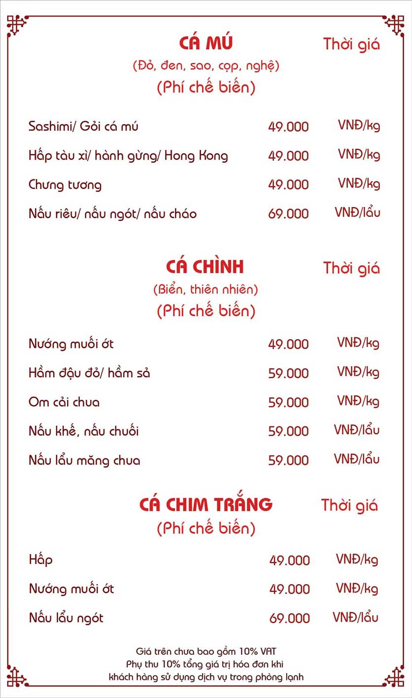 Nhà hàng Sepia - Thủ Đức - Hải Sản Tươi Sống, Cao Cấp