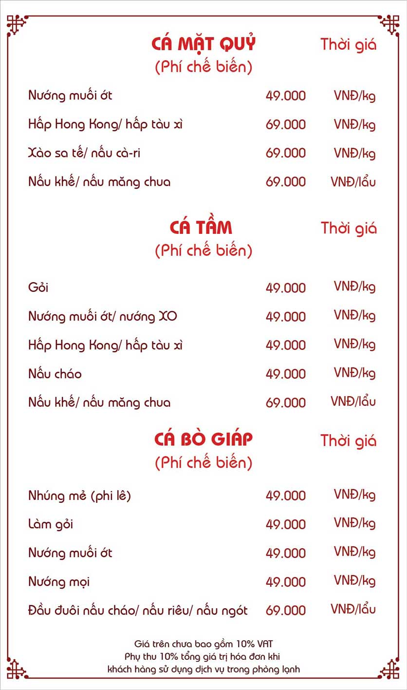 Nhà hàng Sepia - Thủ Đức - Hải Sản Tươi Sống, Cao Cấp