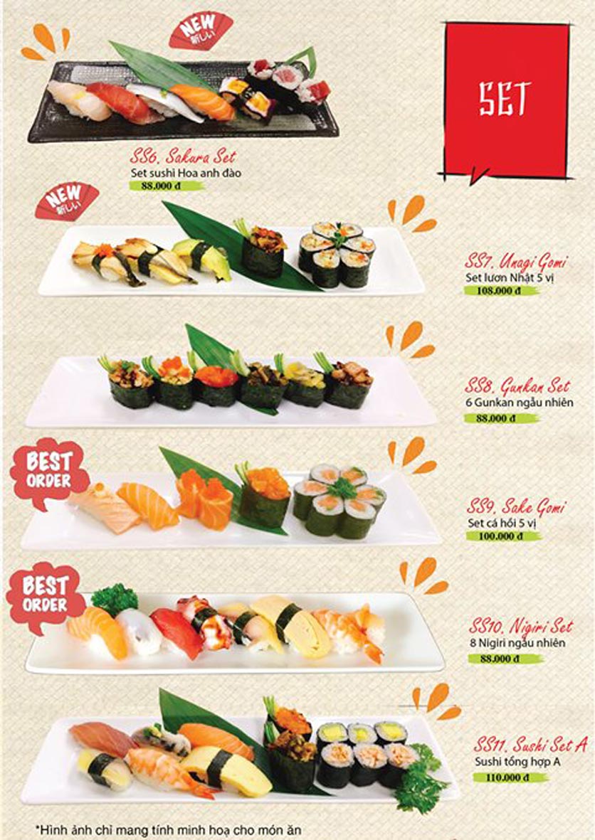 Sushi Ba Con Sóc Hoa Lan – Đậm đà dư vị Nhật Bản!