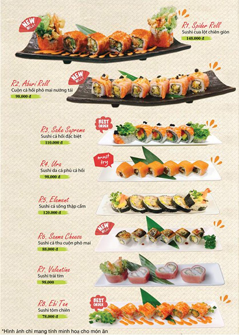 Sushi Ba Con Sóc Hoa Lan – Đậm đà dư vị Nhật Bản!
