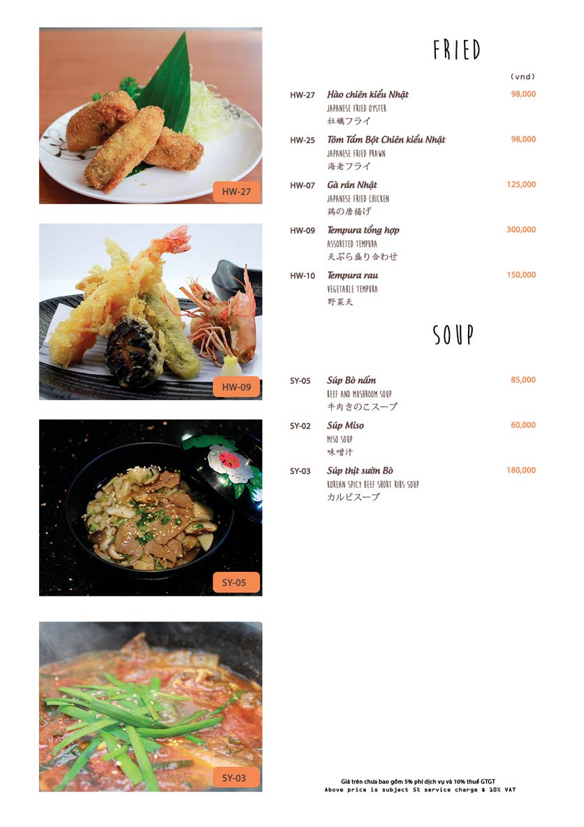 Azuma Japanese Restaurant Ngọc Khánh | Ẩm thực Nhật Bản