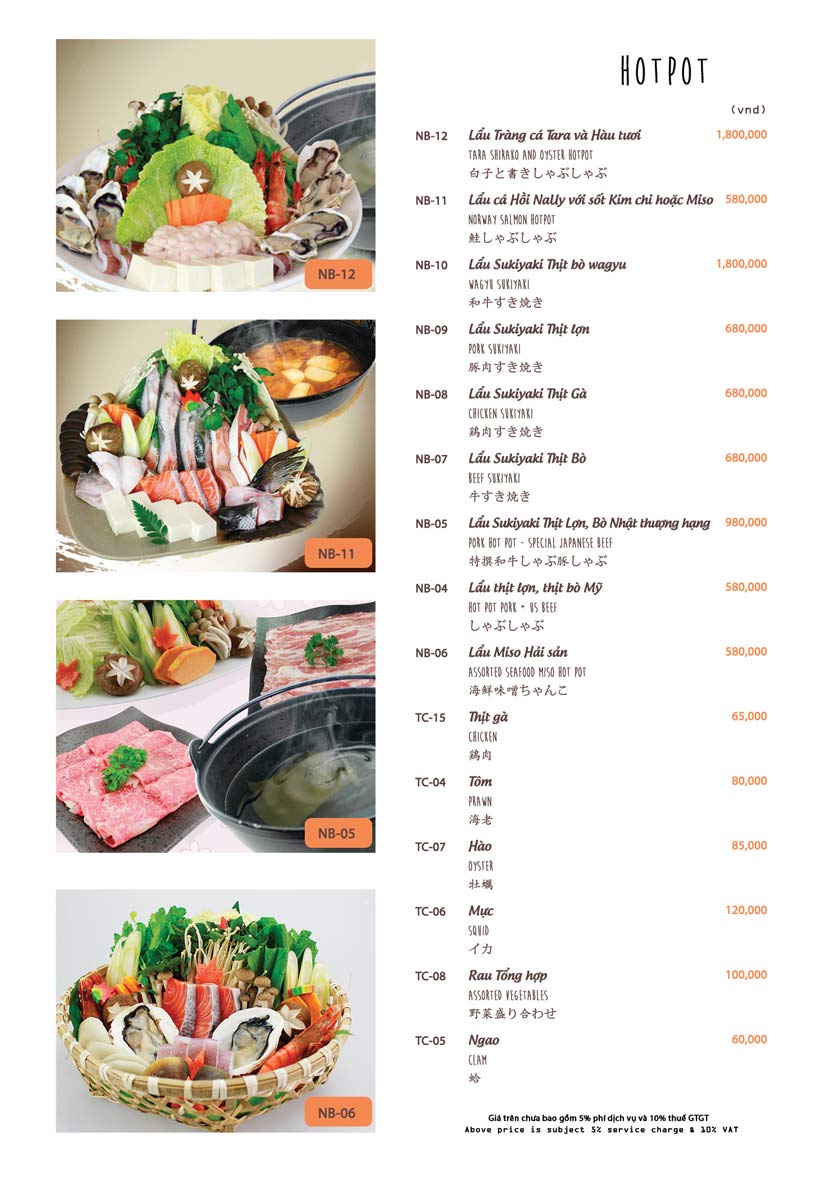 Azuma Japanese Restaurant Ngọc Khánh | Ẩm thực Nhật Bản