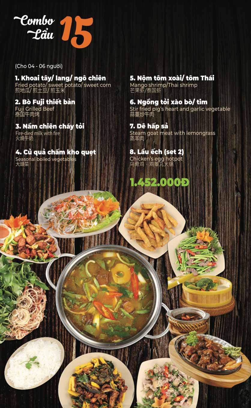 Lẩu Sơn Tùng Trần Đại Nghĩa | Menu và Ưu đãi