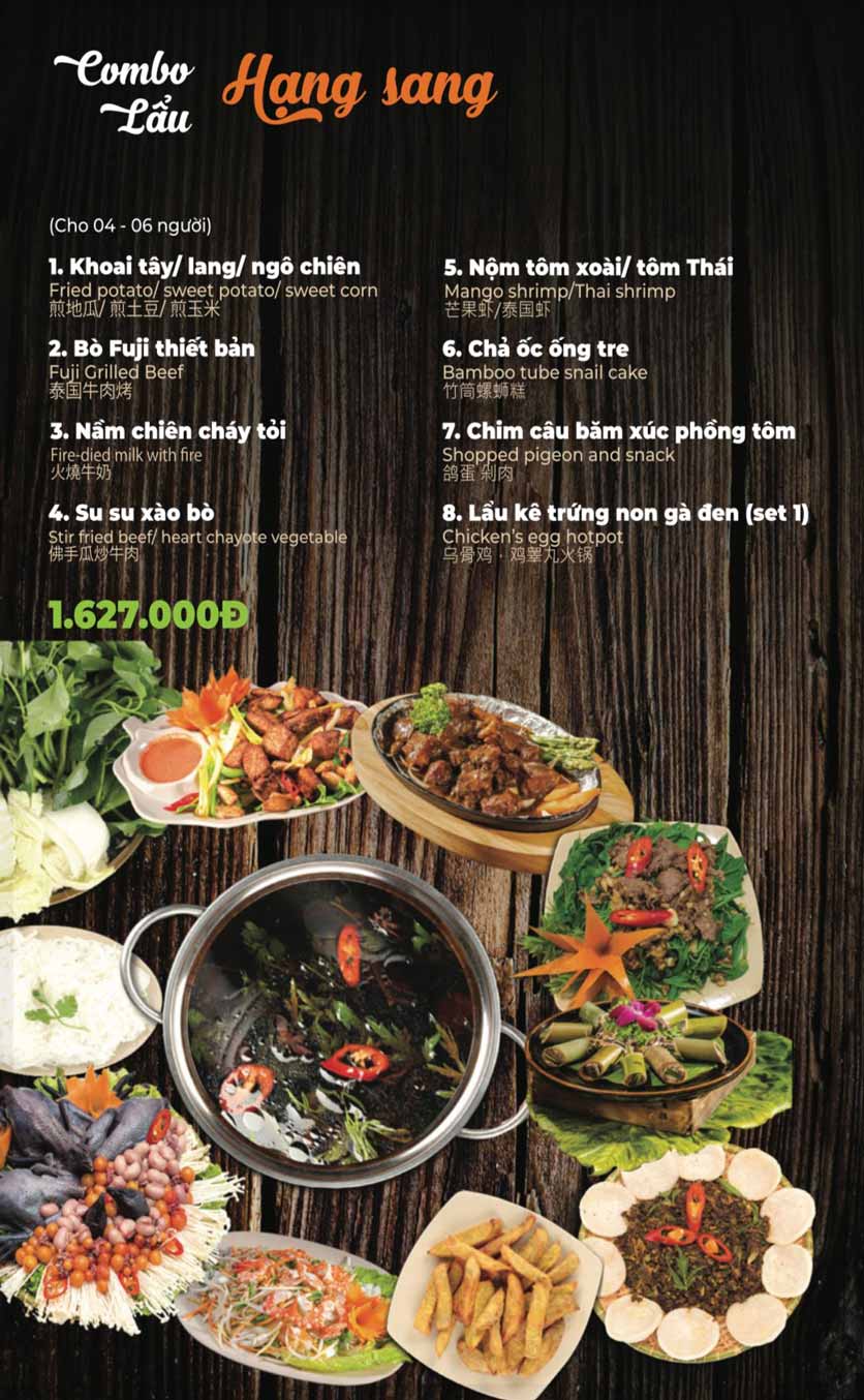 Lẩu Sơn Tùng Trần Đại Nghĩa | Menu và Ưu đãi