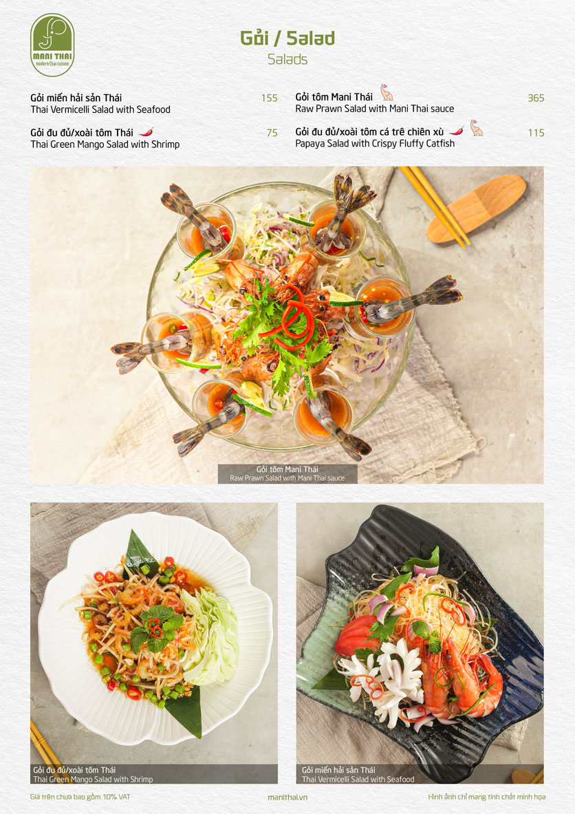 Nhà hàng Mani Thai Nguyễn Đình Chiểu | Hương vị Thái hiện đại