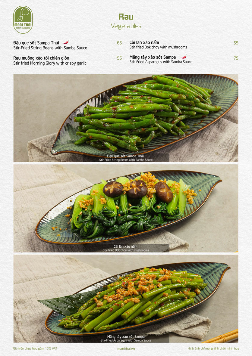 Nhà hàng Mani Thai Nguyễn Đình Chiểu | Hương vị Thái hiện đại