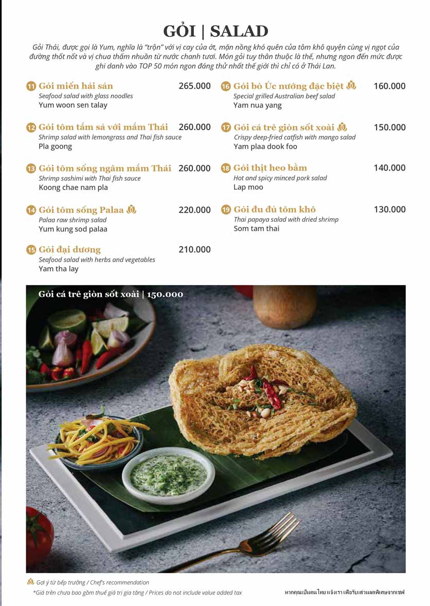 Nhà hàng Thai Opera - Tràng Tiền | Ẩm thực Thái Lan - PasGo