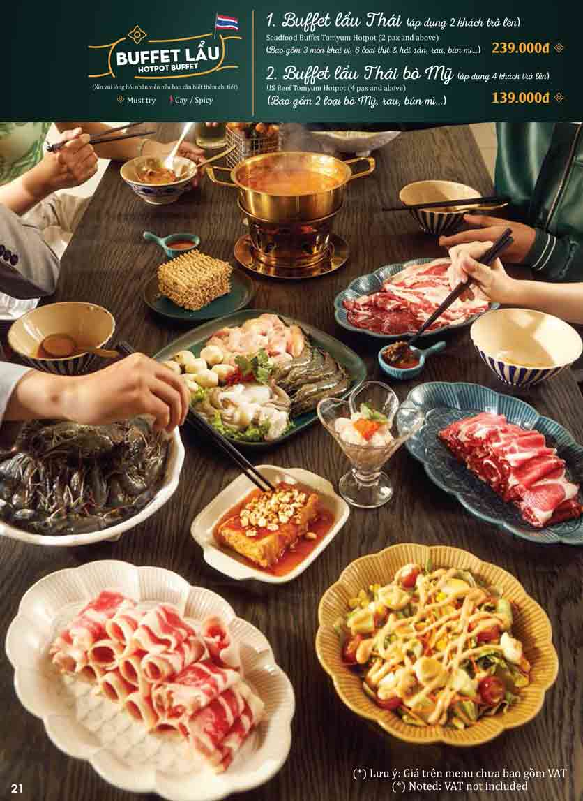 Nhà hàng Chill Thái Quận 7 | Ẩm thực xứ Chùa Vàng