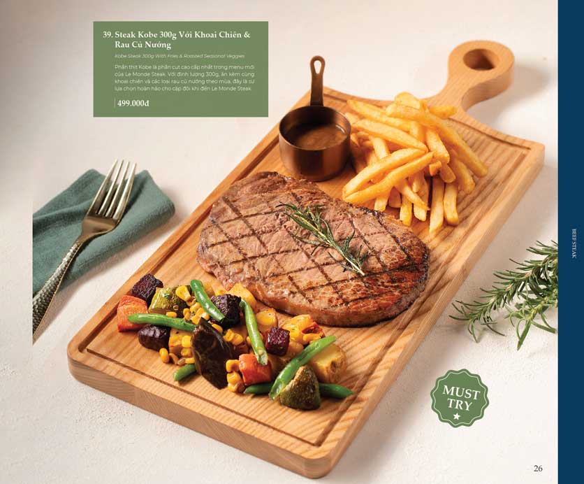 Le Monde Steak Nguyễn Thị Minh Khai - Bít tết kiểu Pháp| PasGo