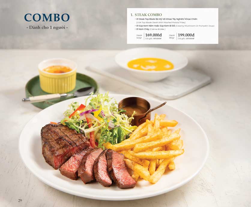 Le Monde Steak Nguyễn Thị Minh Khai - Bít tết kiểu Pháp| PasGo
