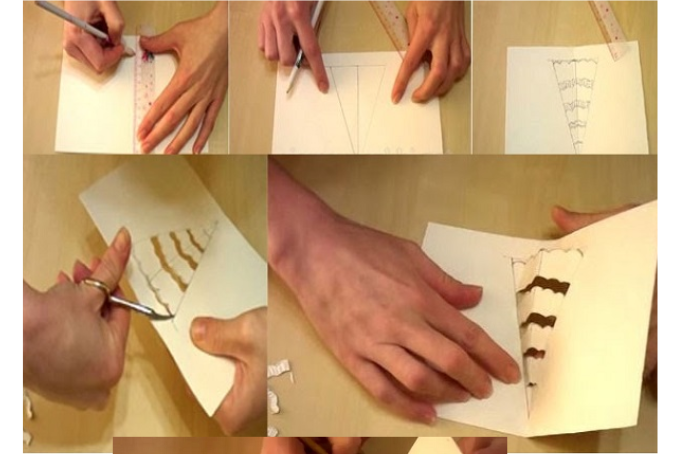 Create beautiful Christmas cards using A4 paper - Lovely, easy to make ...